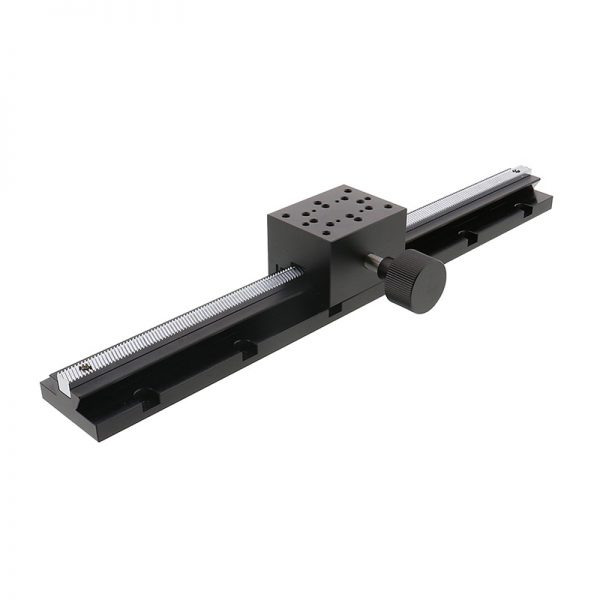 X-Axis Dovetail Slide, Rack & Pinion - Long Stroke (300mm)